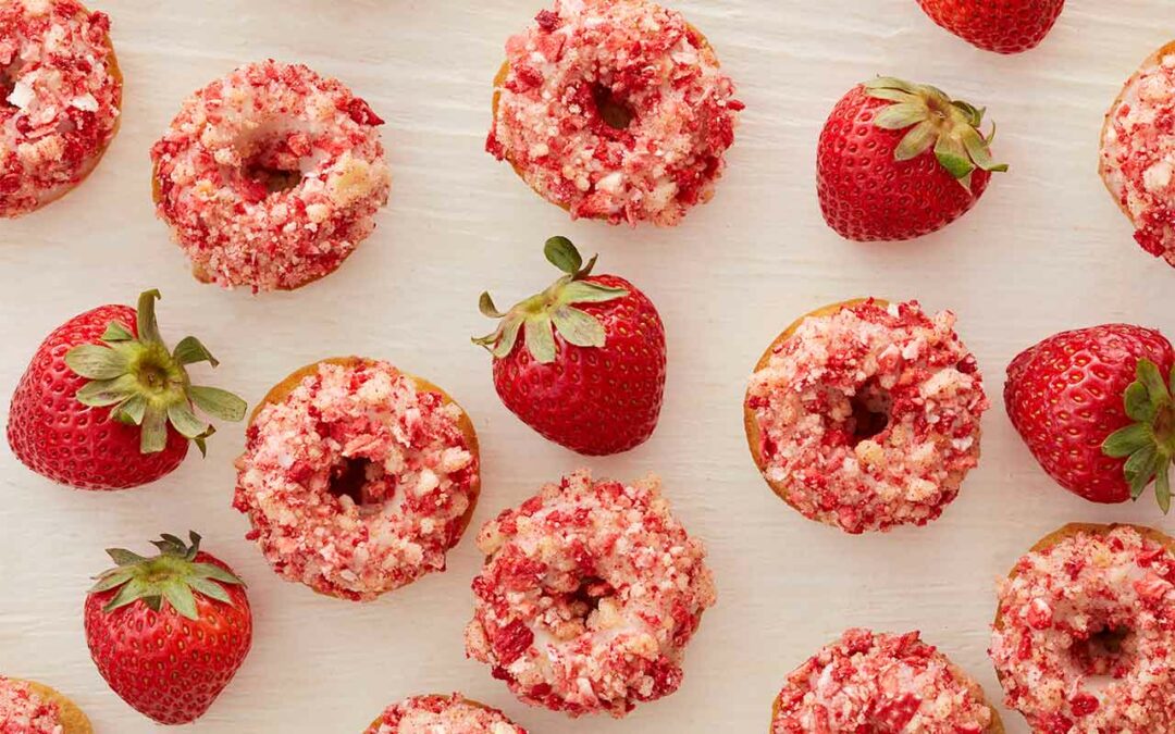 Mini Strawberry Shortcake Donuts | Wilton's Baking Blog | Baking ...