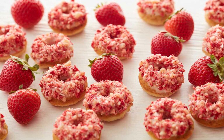 Mini Strawberry Shortcake Donuts | Wilton's Baking Blog | Baking ...
