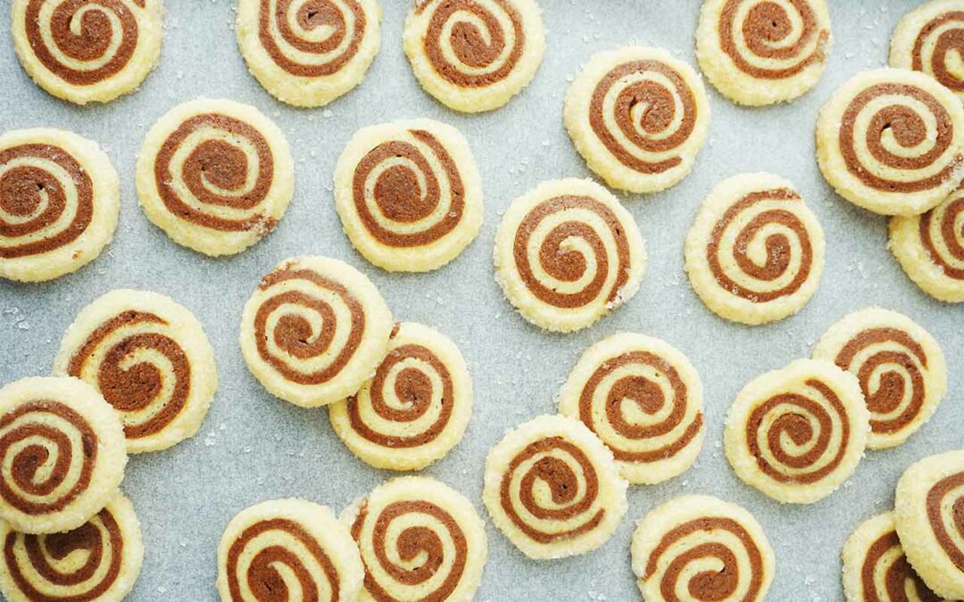Basic Chocolate & Vanilla Pinwheel Cookies | Wilton's Baking Blog ...